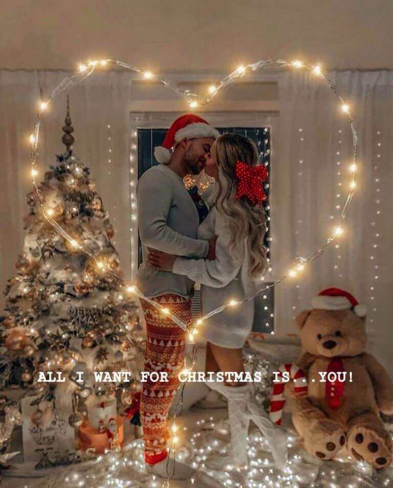 50 Christmas Love Quotes for Her & Him to Wish with Images
