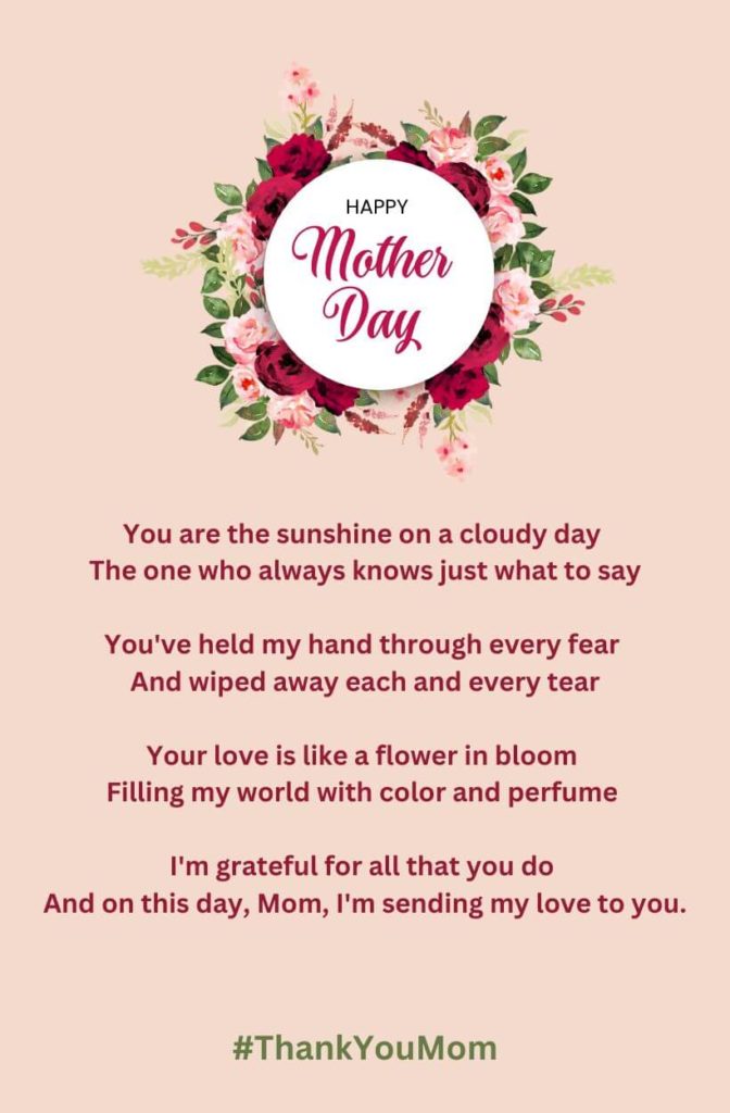 50 Mothers Day Love Poems 2023 (Emotional)